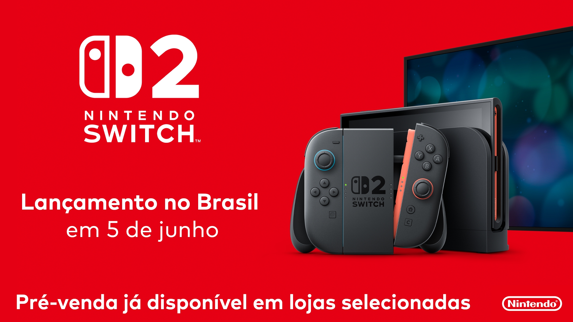 Nintendo Switch 2 | Pré-venda está disponível no Brasil